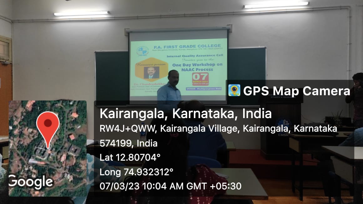 PA First Grade College Mangalore