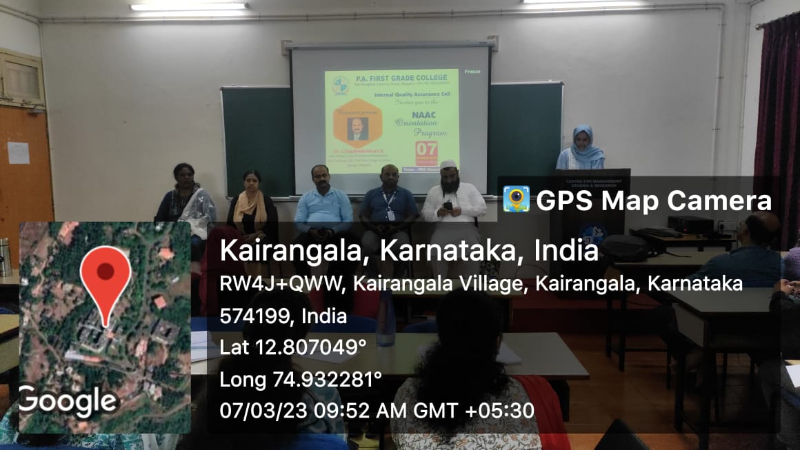 PA First Grade College Mangalore